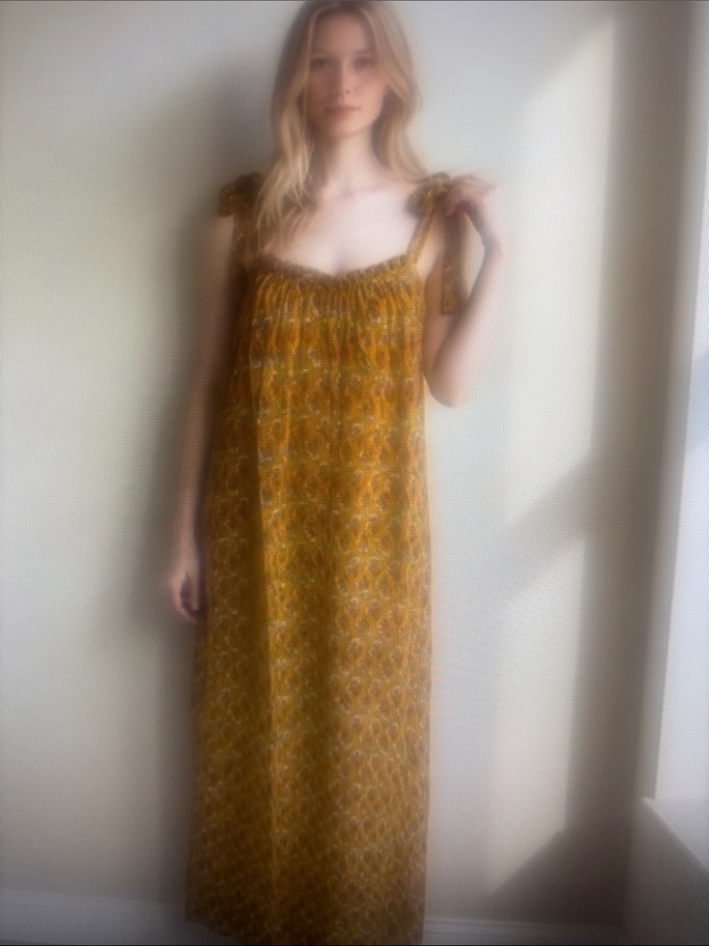 Ex Voto | Dresses | Nwt Ex Voto Block Print Bohemian Iris Sundresss ...